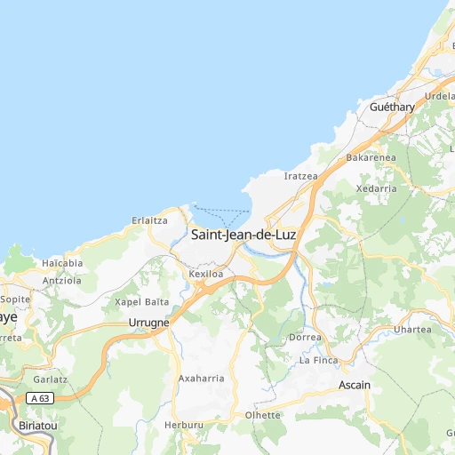 CARTE DE ANGLET : Situation géographique et population de Anglet en ...