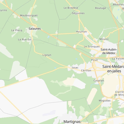 CARTE DE BORDEAUX : Situation géographique et population de Bordeaux en ...