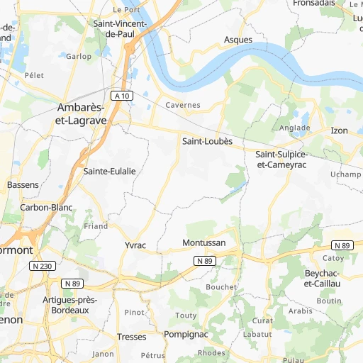 CARTE DE BORDEAUX : Situation géographique et population de Bordeaux en ...