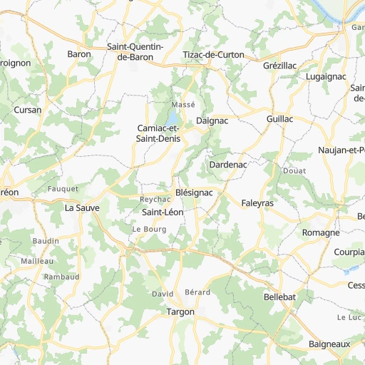 CARTE DE BORDEAUX : Situation géographique et population de Bordeaux en ...