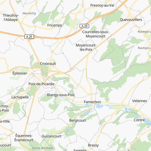 CARTE DE AMIENS : Situation géographique et population de Amiens en ...