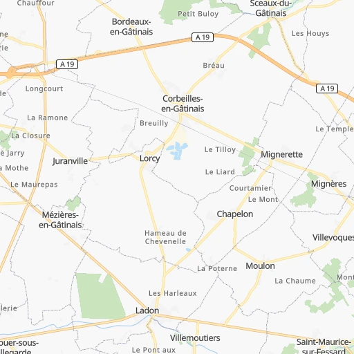 CARTE DE MONTARGIS : Situation géographique et population de Montargis ...