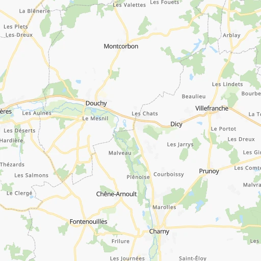 CARTE DE MONTARGIS : Situation géographique et population de Montargis ...