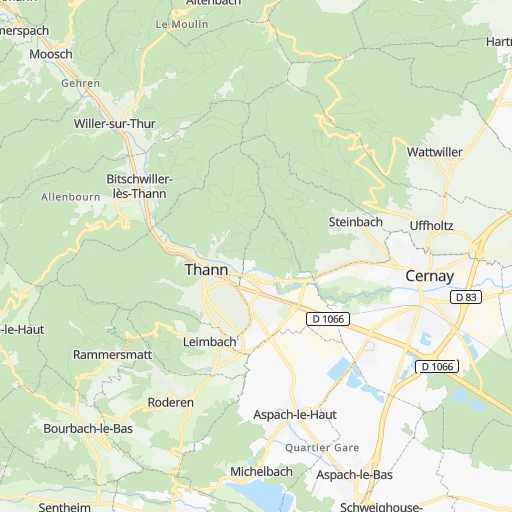 CARTE DE MULHOUSE : Situation géographique et population de Mulhouse en ...