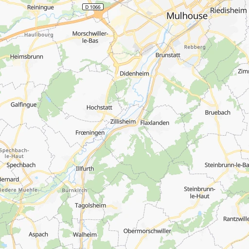 CARTE DE MULHOUSE : Situation géographique et population de Mulhouse en ...