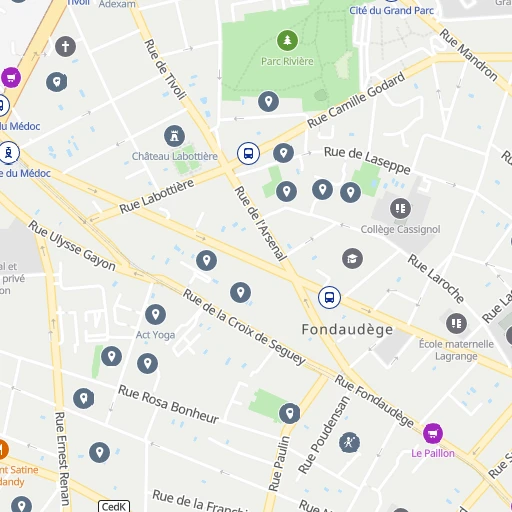 CARTE DE BORDEAUX : Situation géographique et population de Bordeaux en ...