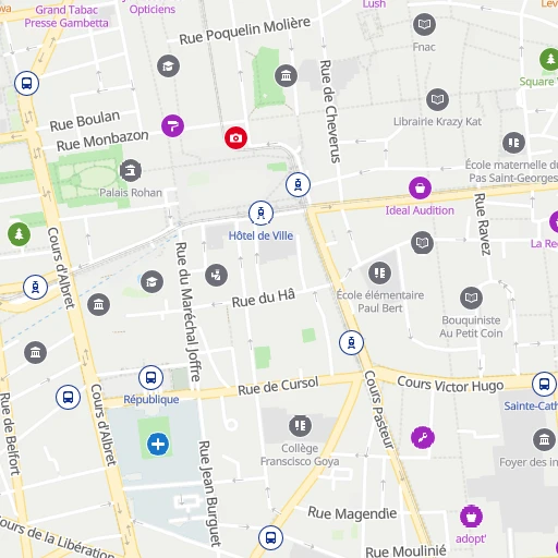 CARTE DE BORDEAUX : Situation géographique et population de Bordeaux en ...