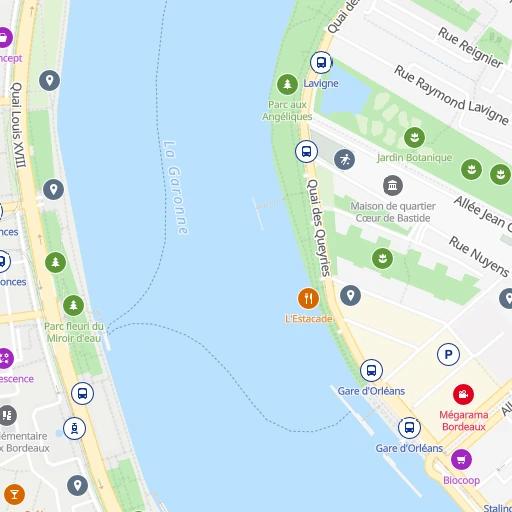 CARTE DE BORDEAUX : Situation géographique et population de Bordeaux en ...