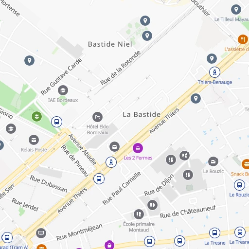 CARTE DE BORDEAUX : Situation géographique et population de Bordeaux en ...