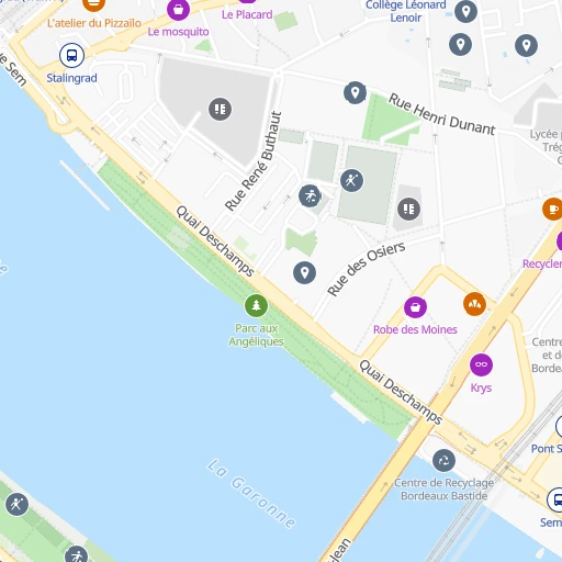 CARTE DE BORDEAUX : Situation géographique et population de Bordeaux en ...