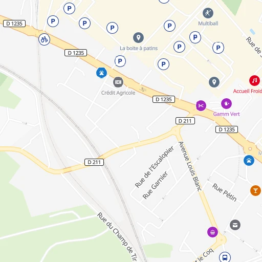 CARTE DE AMIENS : Situation géographique et population de Amiens en ...