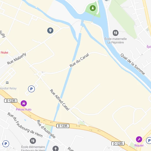 CARTE DE AMIENS : Situation géographique et population de Amiens en ...