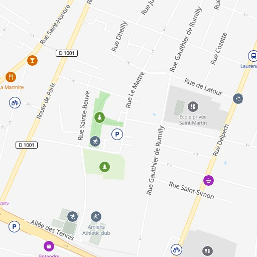 CARTE DE AMIENS : Situation géographique et population de Amiens en ...