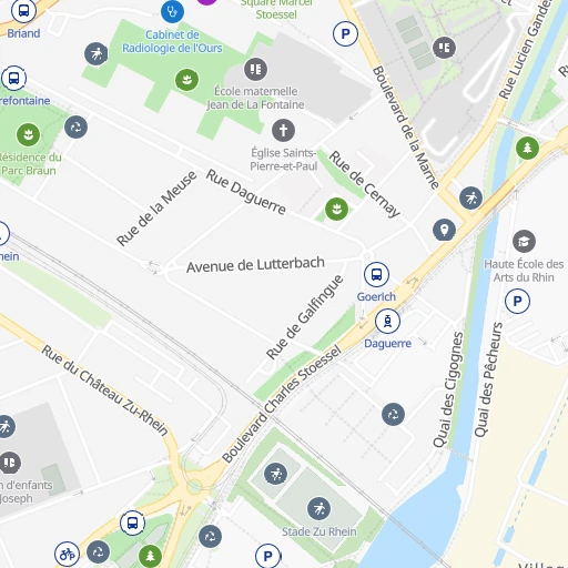 CARTE DE MULHOUSE : Situation géographique et population de Mulhouse en ...